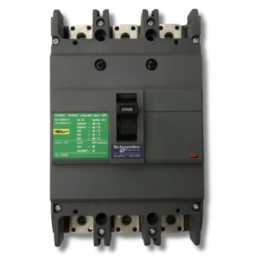 Interruptor Automático Caja Moldeada Tripolar 3x200 A 25 kA Fijo Schne ...